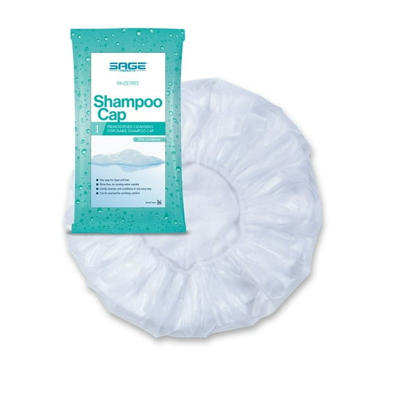 Comfort Rinse-Free Cap Shampoo, Powder Scent, 1 Piece Individual Packet ...
