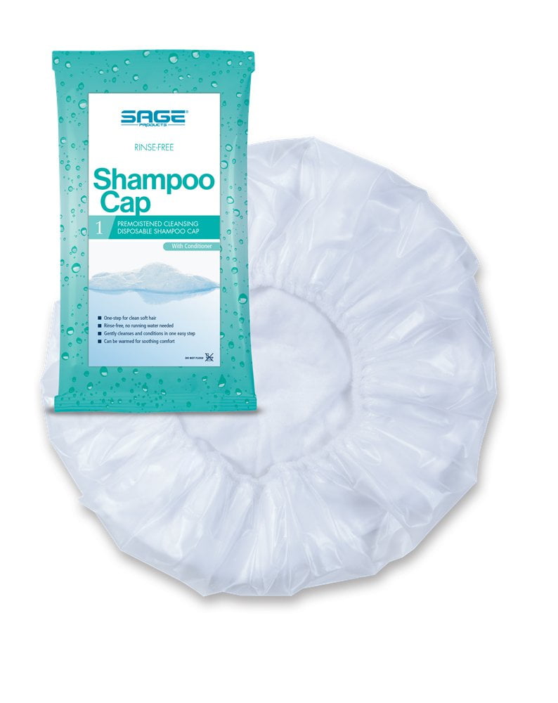 Comfort Rinse-Free Shampoo Cap 1 per Pack Individual Packet Powder ...