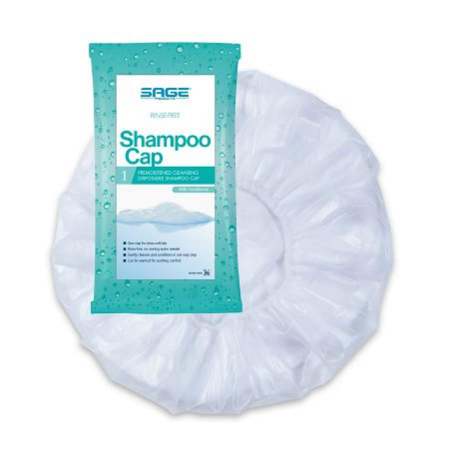 Comfort Rinse-Free Shampoo Cap, Powder Scent, 40 Count - Walmart.com