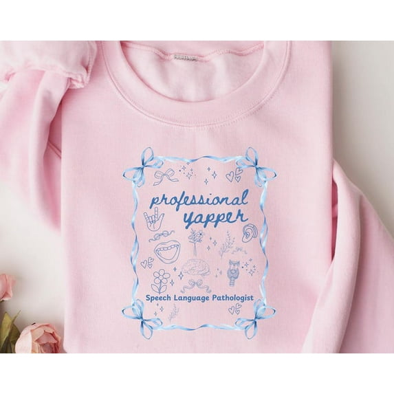 Comfort Speech Therapy Shirt, Professional Yapper Tshirt, Preppy Speech ...