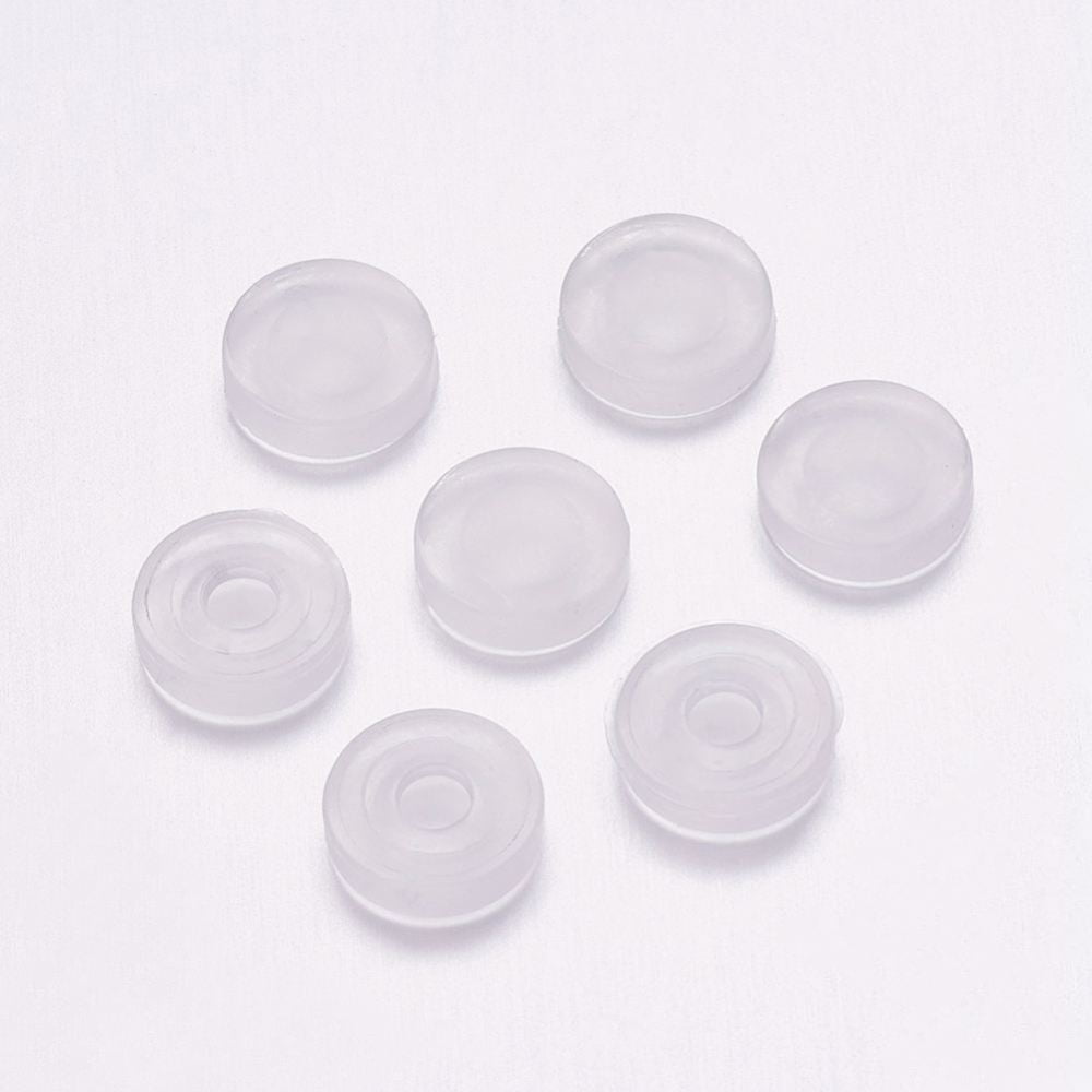 Comfort TPE Plastic Pads for Clip on Earrings Anti-Pain Clip on Earring ...