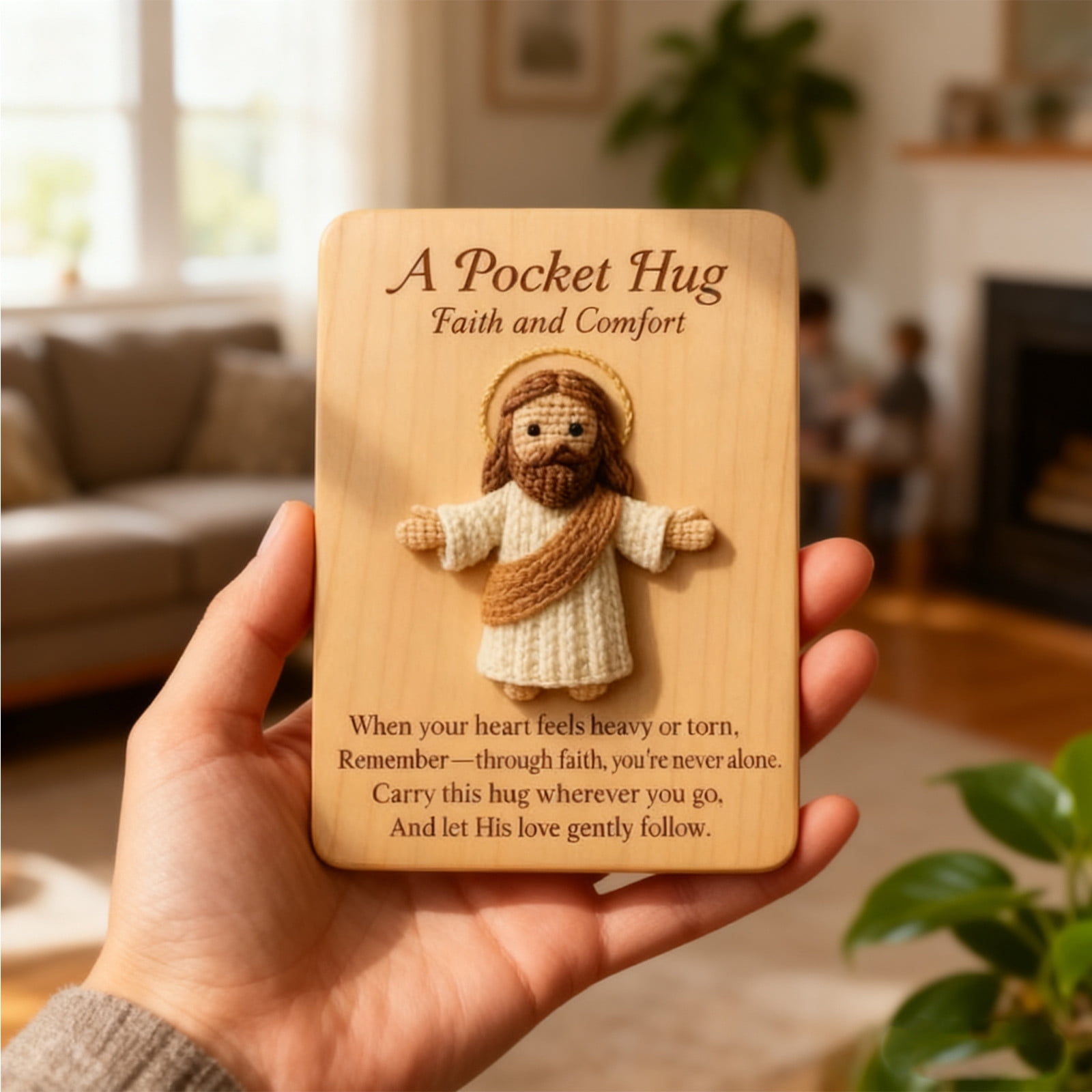 Comfort Token, Pocket Angel, Inspirational Keepsake, Handcrafted Figure ...