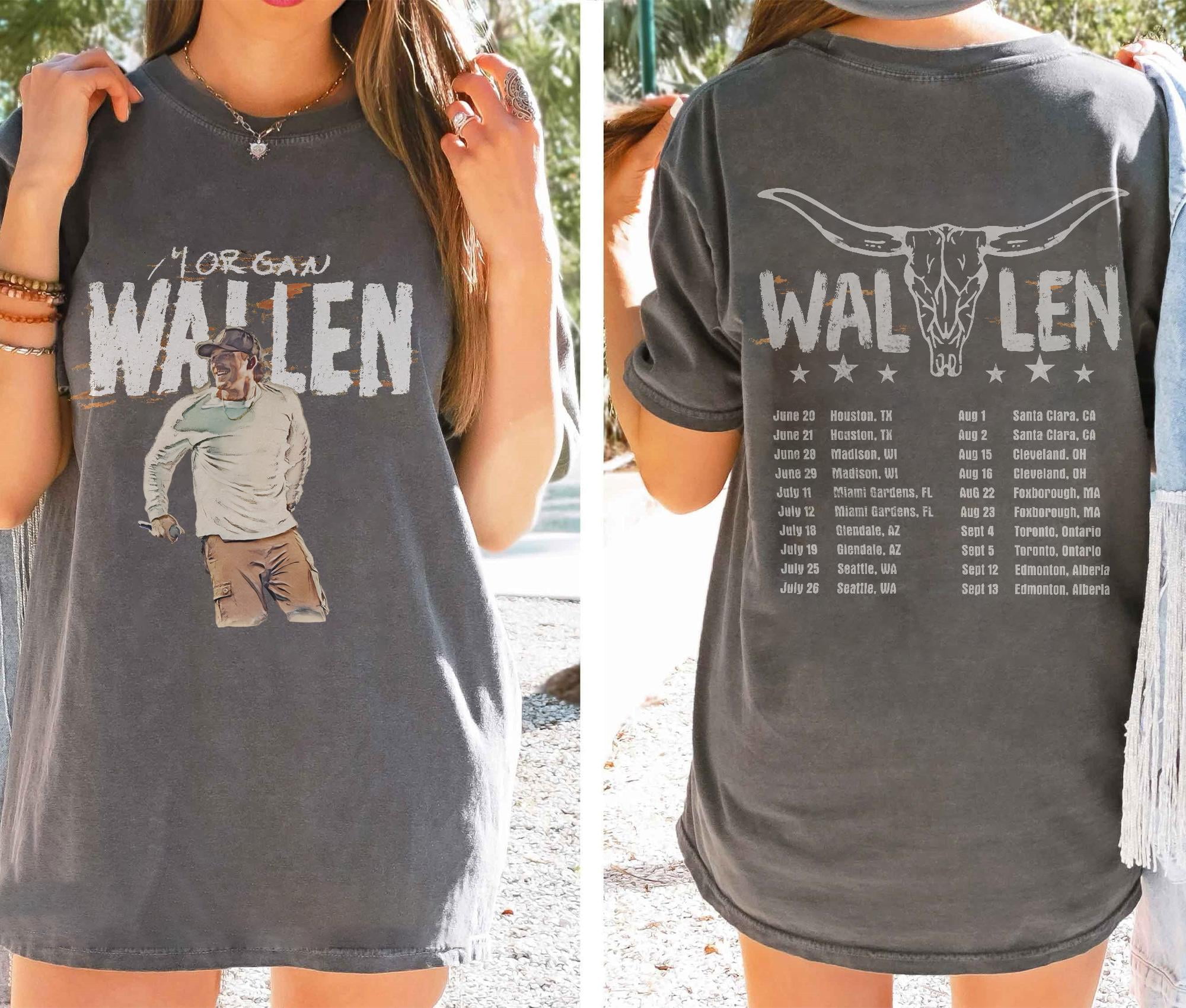 Comfort Vintage Wallen Two-sided Shirt, Country Music Morgan Shirt ...