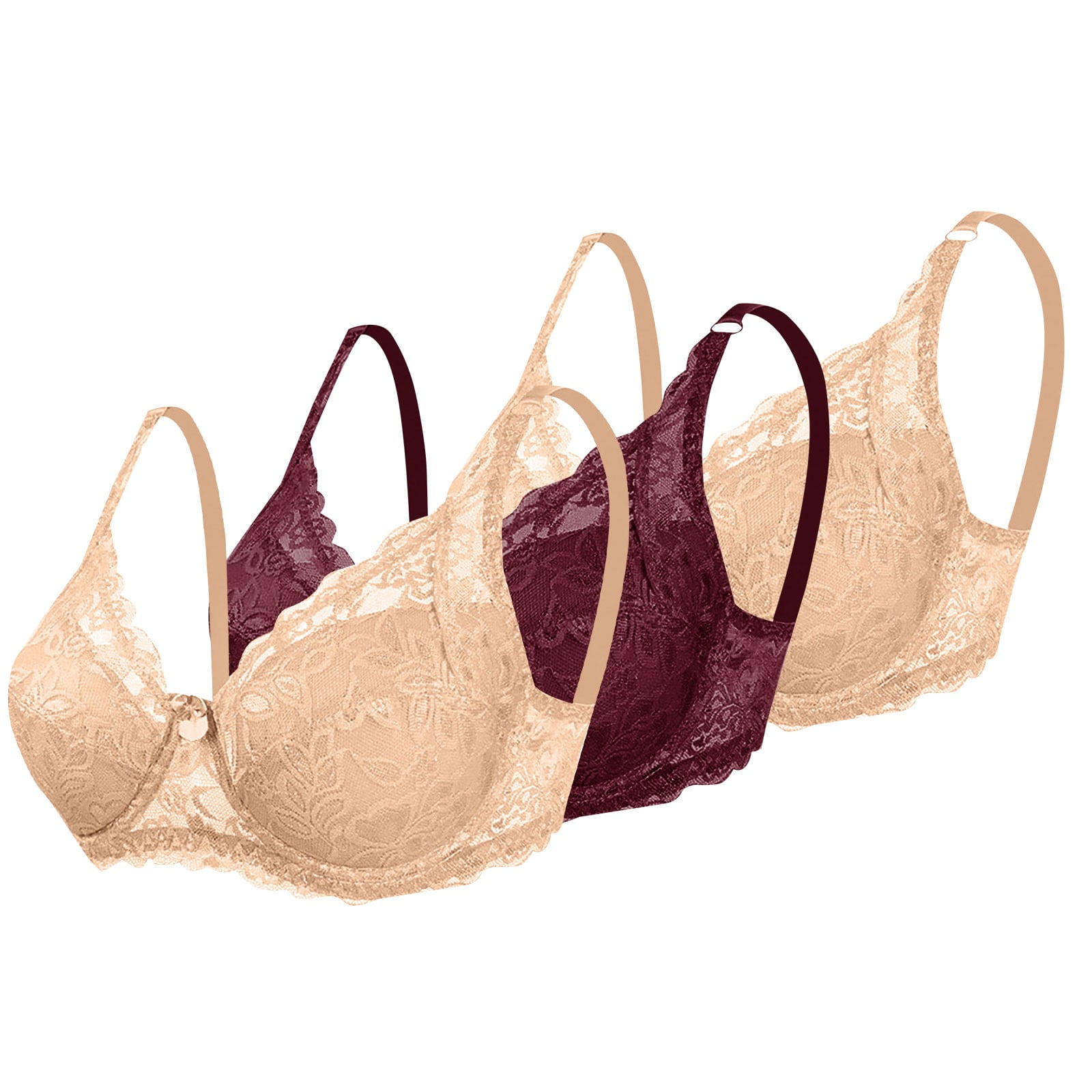 Bras For Women Comfort Wireless Bra Correcting For Seniors Bust ...