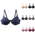 Comfort Wireless Unlined Bra for Women Plus Size – Seamless Soft Cup T ...