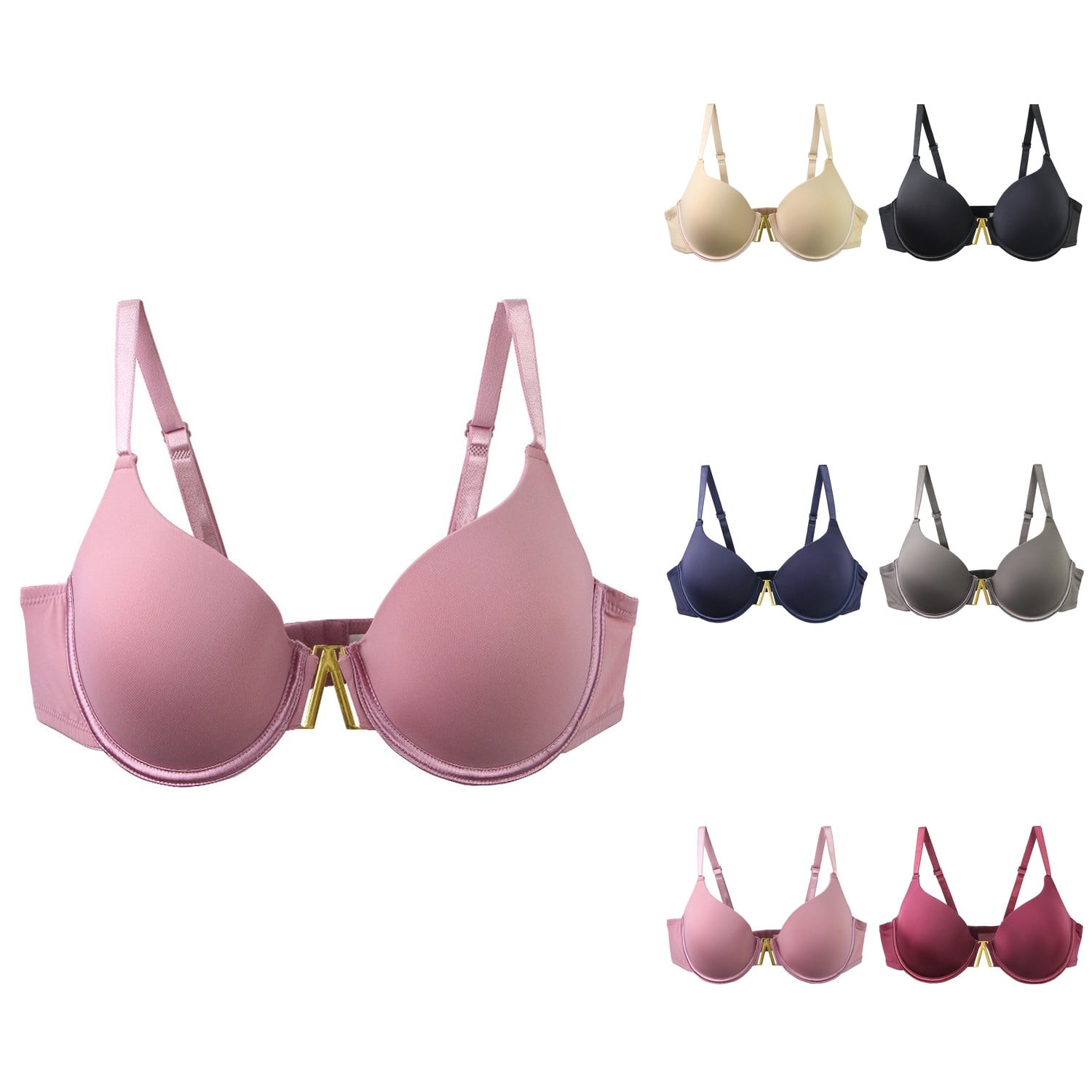 Comfort Wireless Unlined Bra for Women Plus Size – Seamless Soft Cup T ...