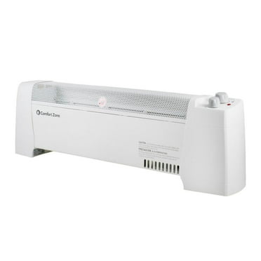 Cadet 49 in. Plug-in Portable Electric Baseboard Heater, White,120V w ...