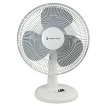 Impress 12 inch 3 Speed Oscillating Table Fan- White - Walmart.com