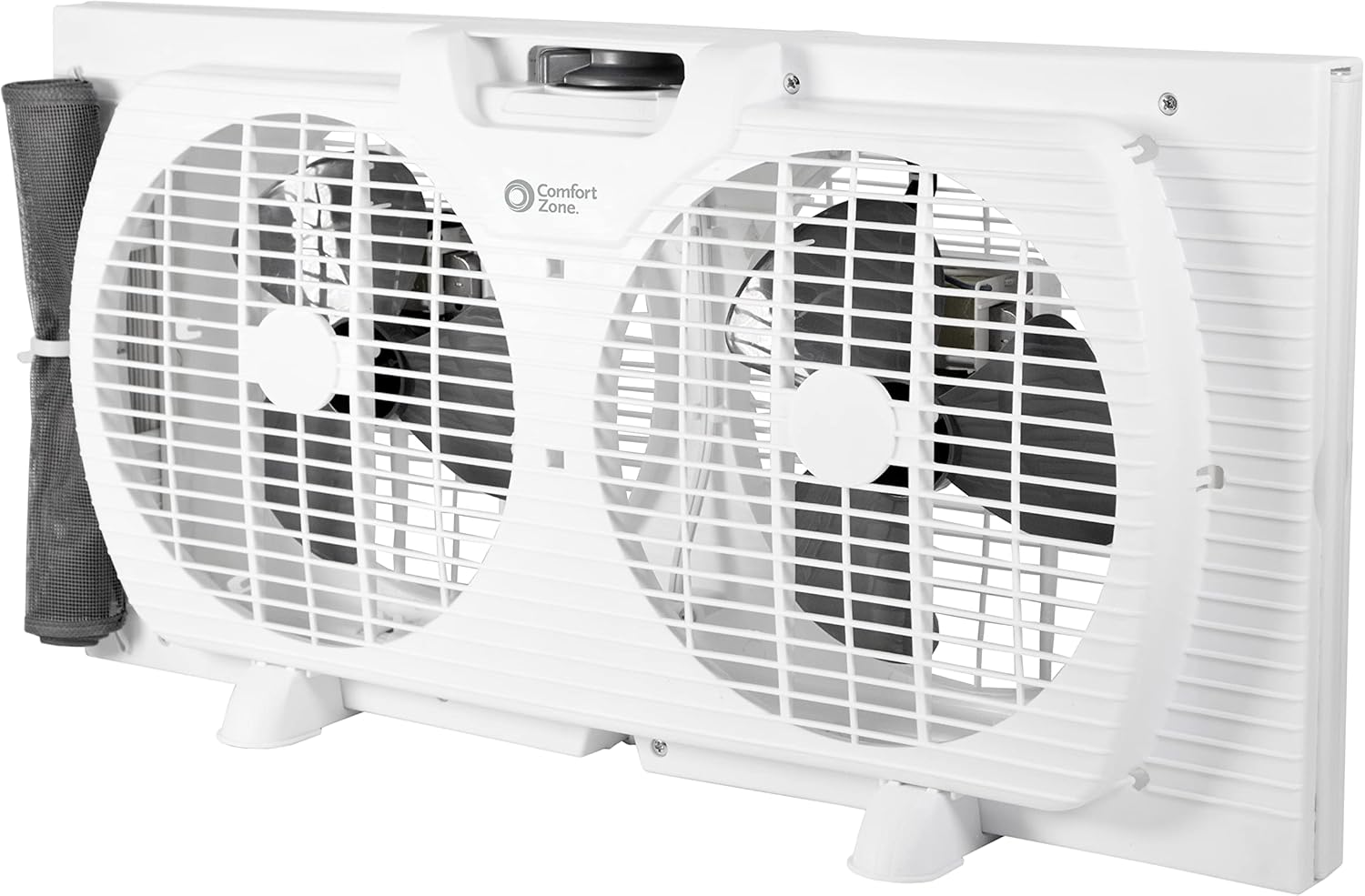 Holmes Dual Blade Twin Window Fan with One Touch Thermostat, Double ...