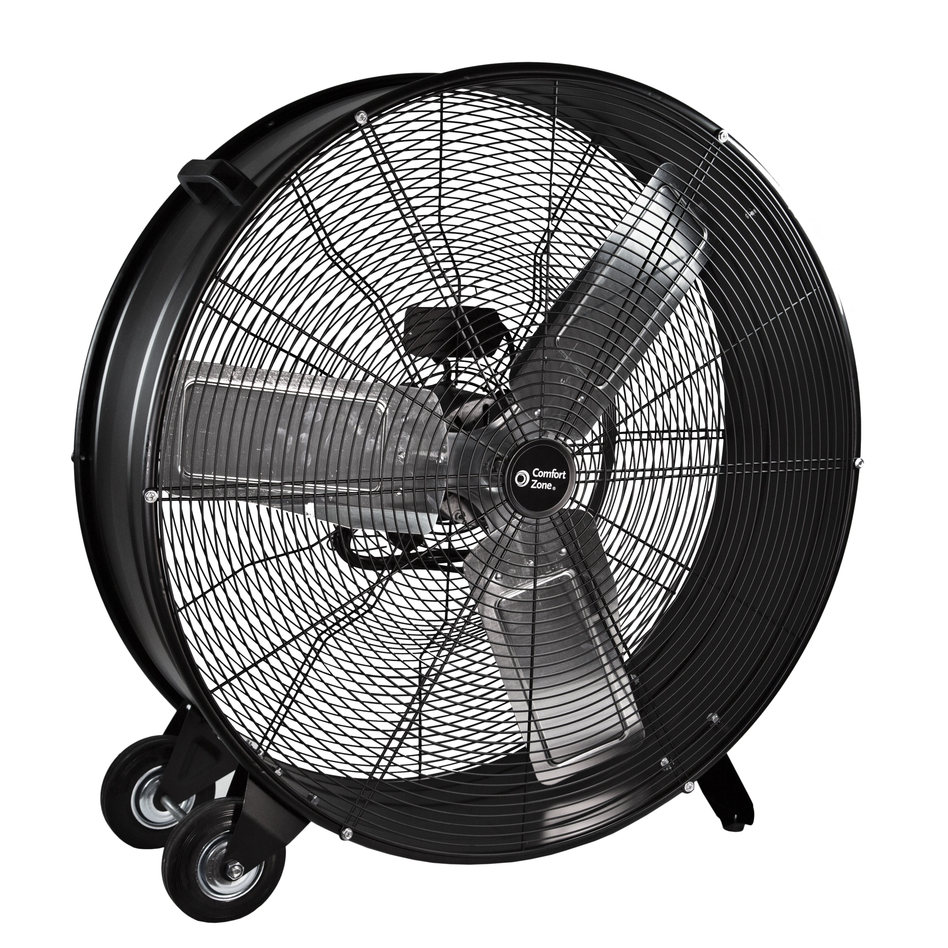 Comfort Zone 30-Inch 2-Speed High-Velocity Floor Fan with All-Metal ...