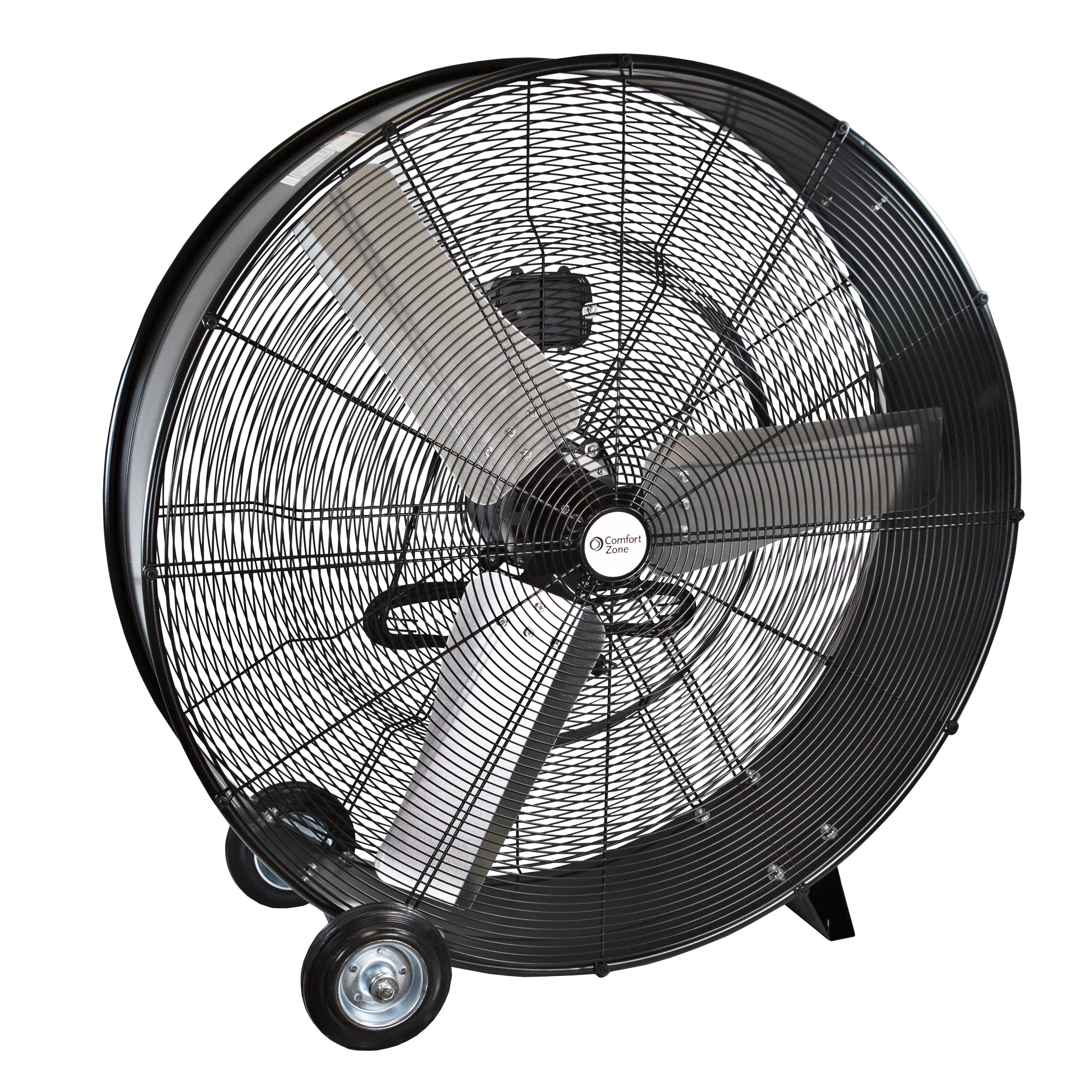 Comfort Zone 36” High-Velocity 2-Speed Industrial Fan, All-Metal ...