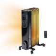 Comfort Zone Electric Oil Filled Heater, 1,500W Space Heater with ...