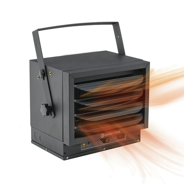 Comfort Zone 5,0000W Ceiling Mount Space Heater, 240v, Black - Walmart ...