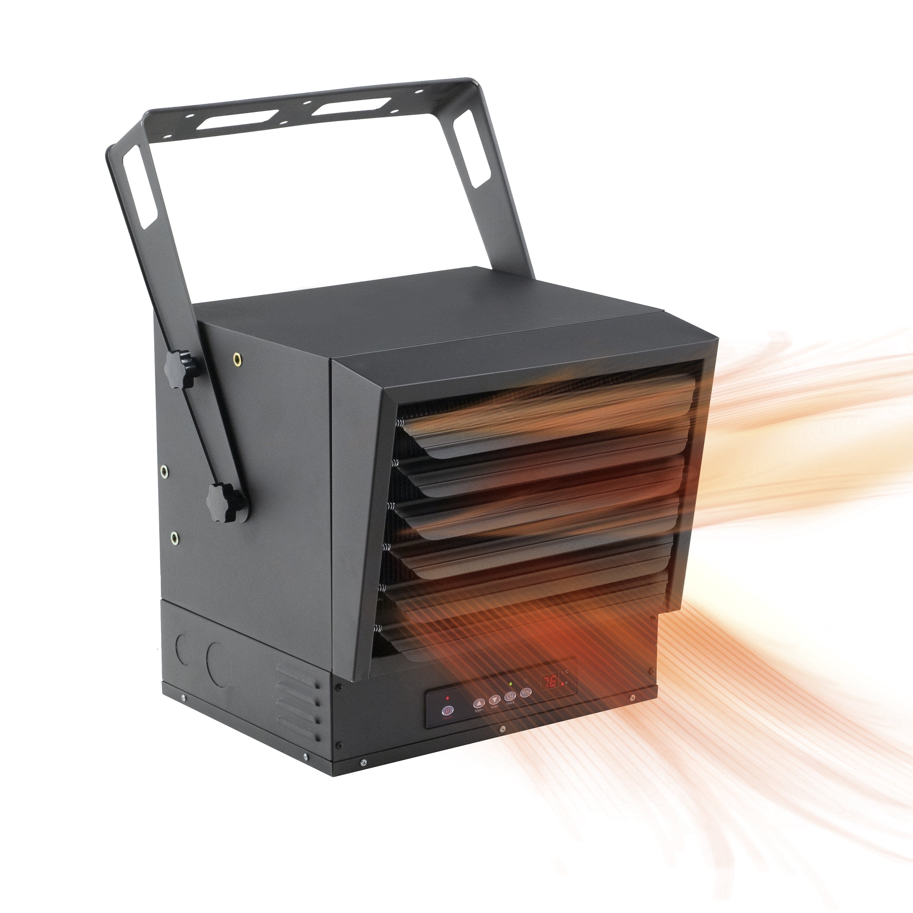 Comfort Zone, Ceiling Mount Space Heater, 10,000W, 240V Black - Walmart.com