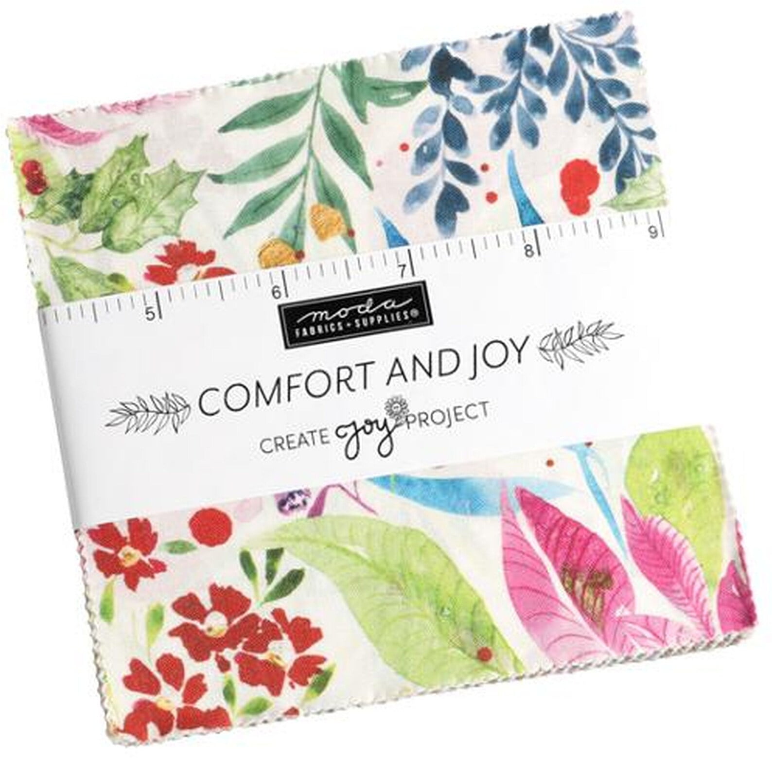 Comfort and Joy Charm Pack by Create Joy Project; 42 - 5" Precut Fabric Quilt Squares - Walmart.com