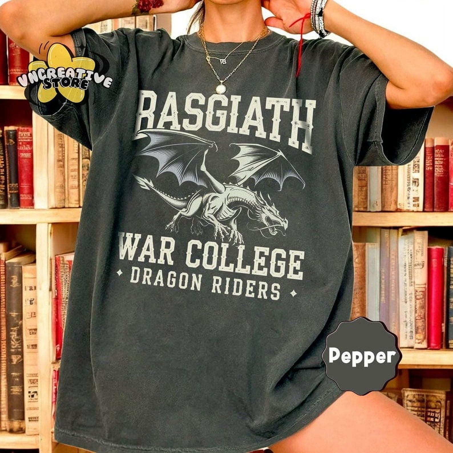 Comfort colors Basgiath War College Shirt, Fourth Wing Shirt, Dragon ...
