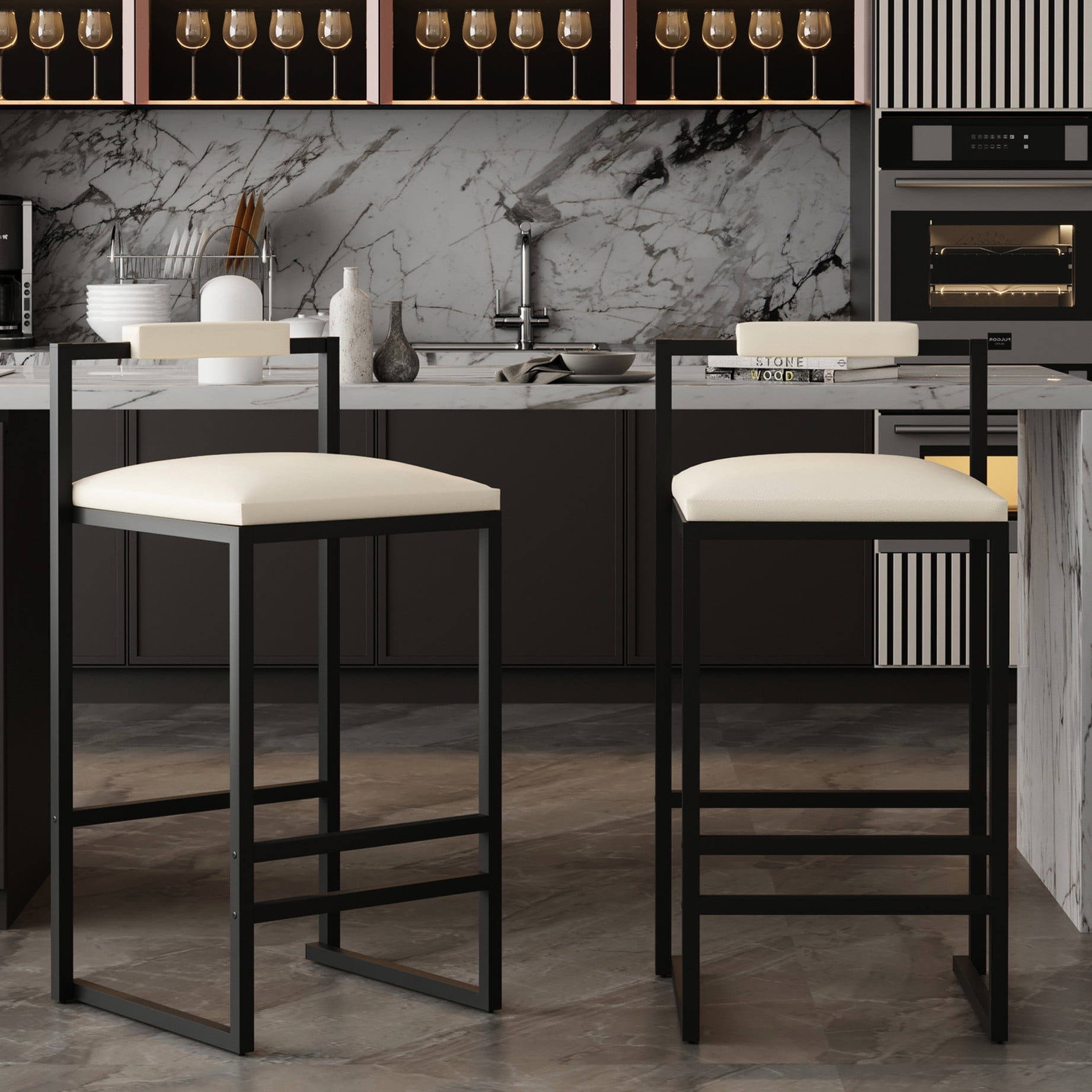 Comfort - oriented Bar Seating / Indoor Entertaining & Relaxing / PU ...