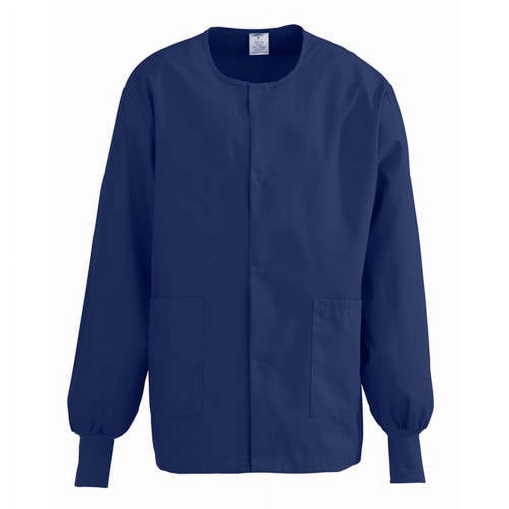 Medline ComfortEase Unisex Warm-Up Scrub Jacket, 2-Pocket Snap-Front ...
