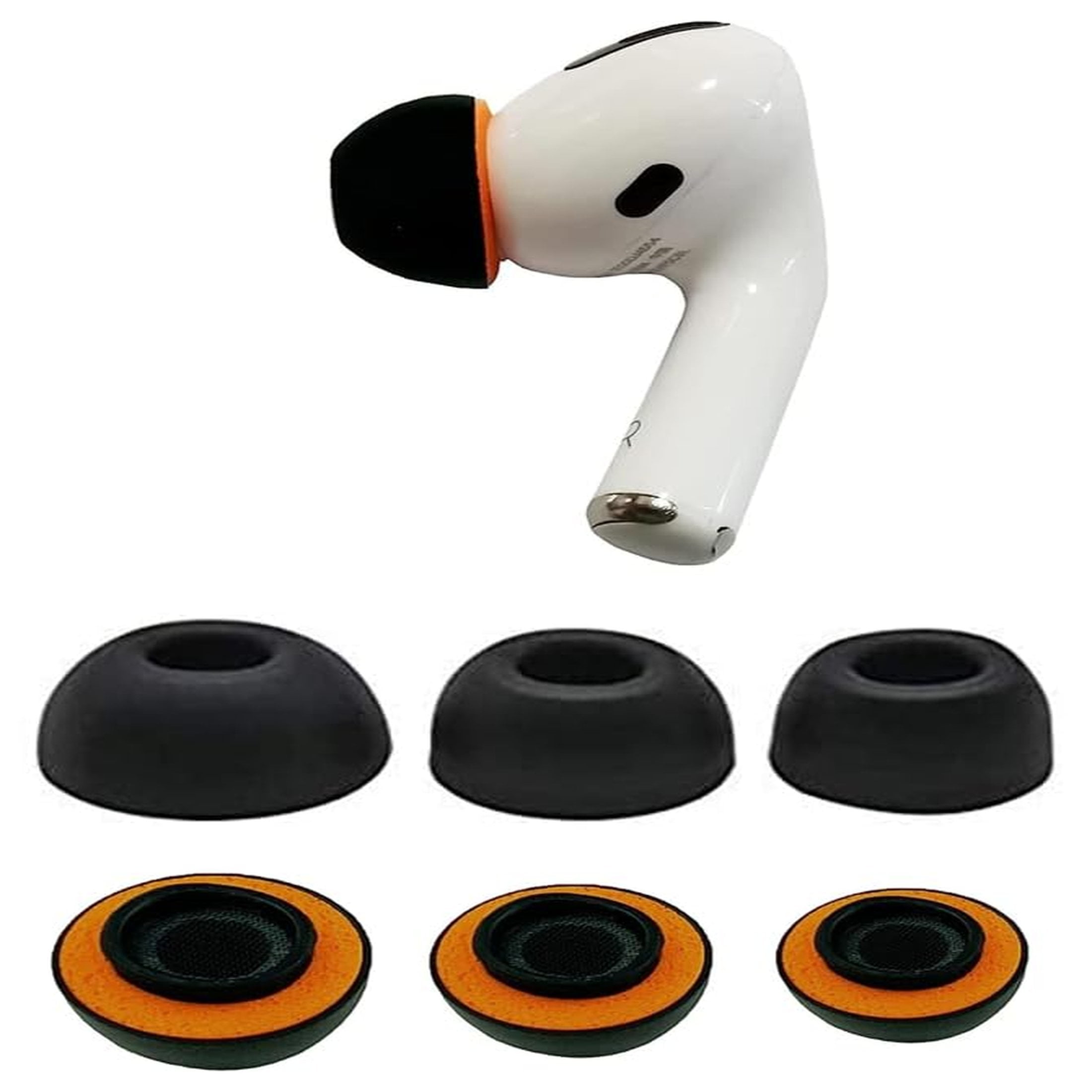 ComfortFit Hybrid Ear Tips for AirPods Pro - Memory Foam Silicone Set ...