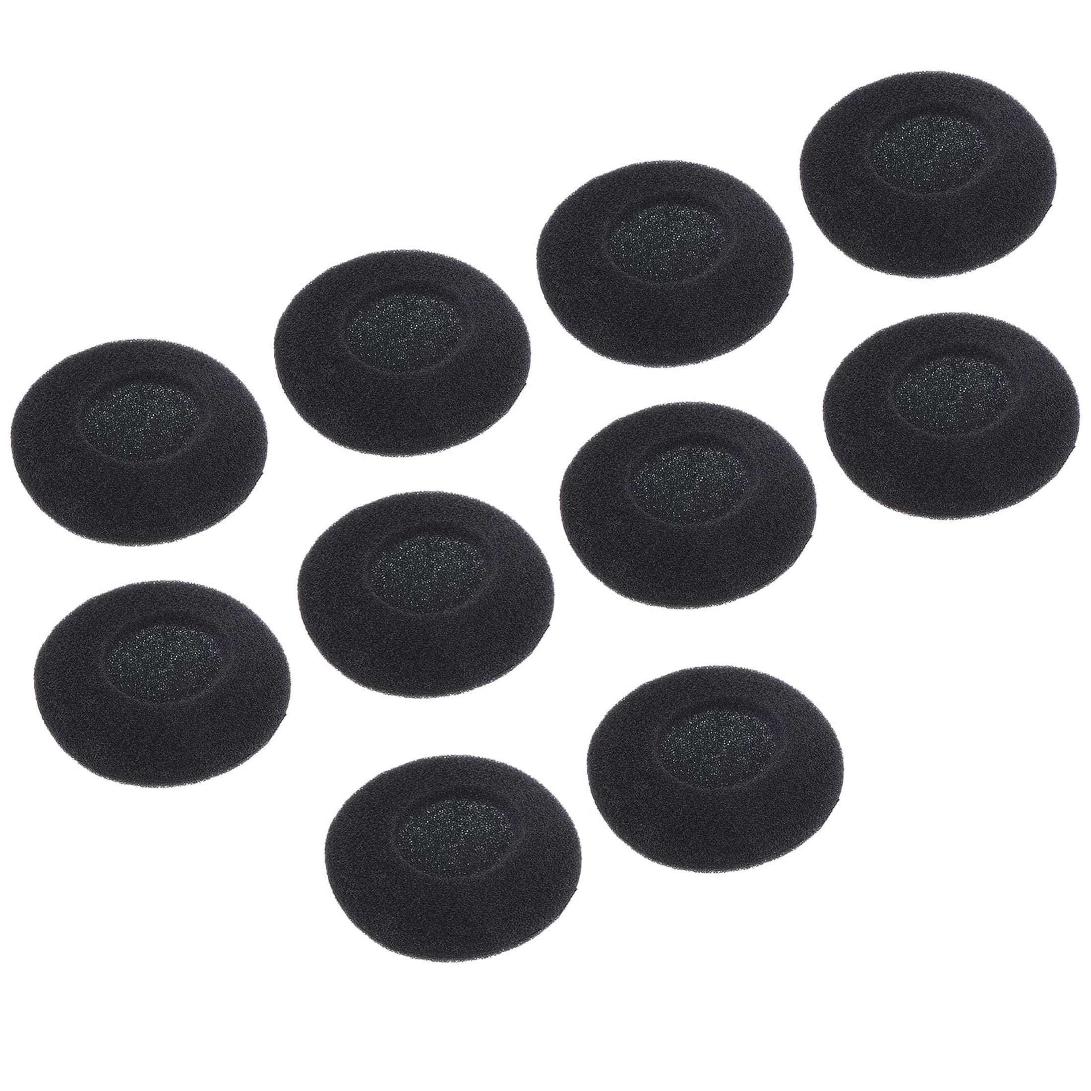 ComfortFit Replacement Foam Ear Tips for 35mm Earbuds - 20 Pack Black ...