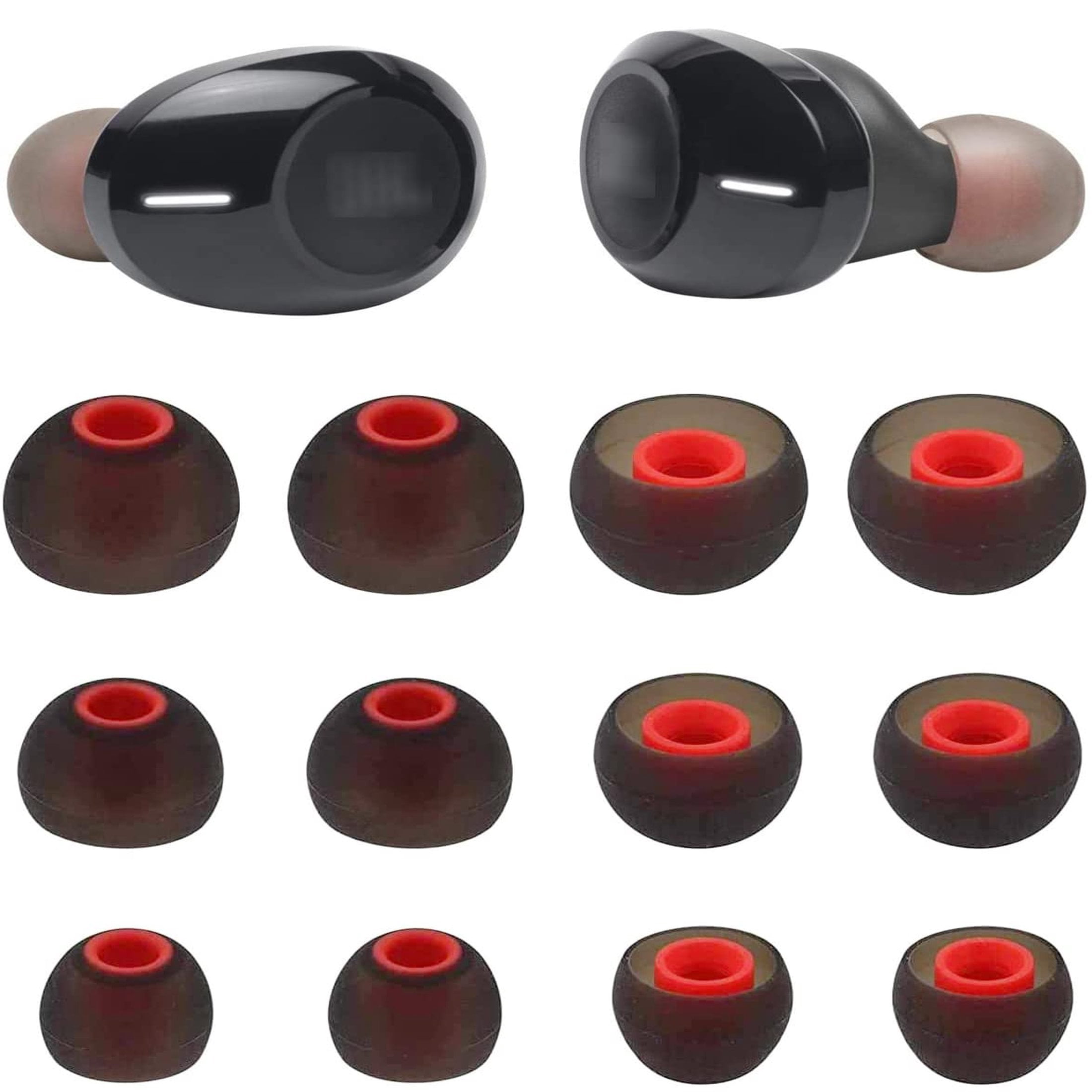 ComfortFit Silicone Ear Tips for 115TWS 125TWS Earbuds - 6 Pairs S/M/L ...