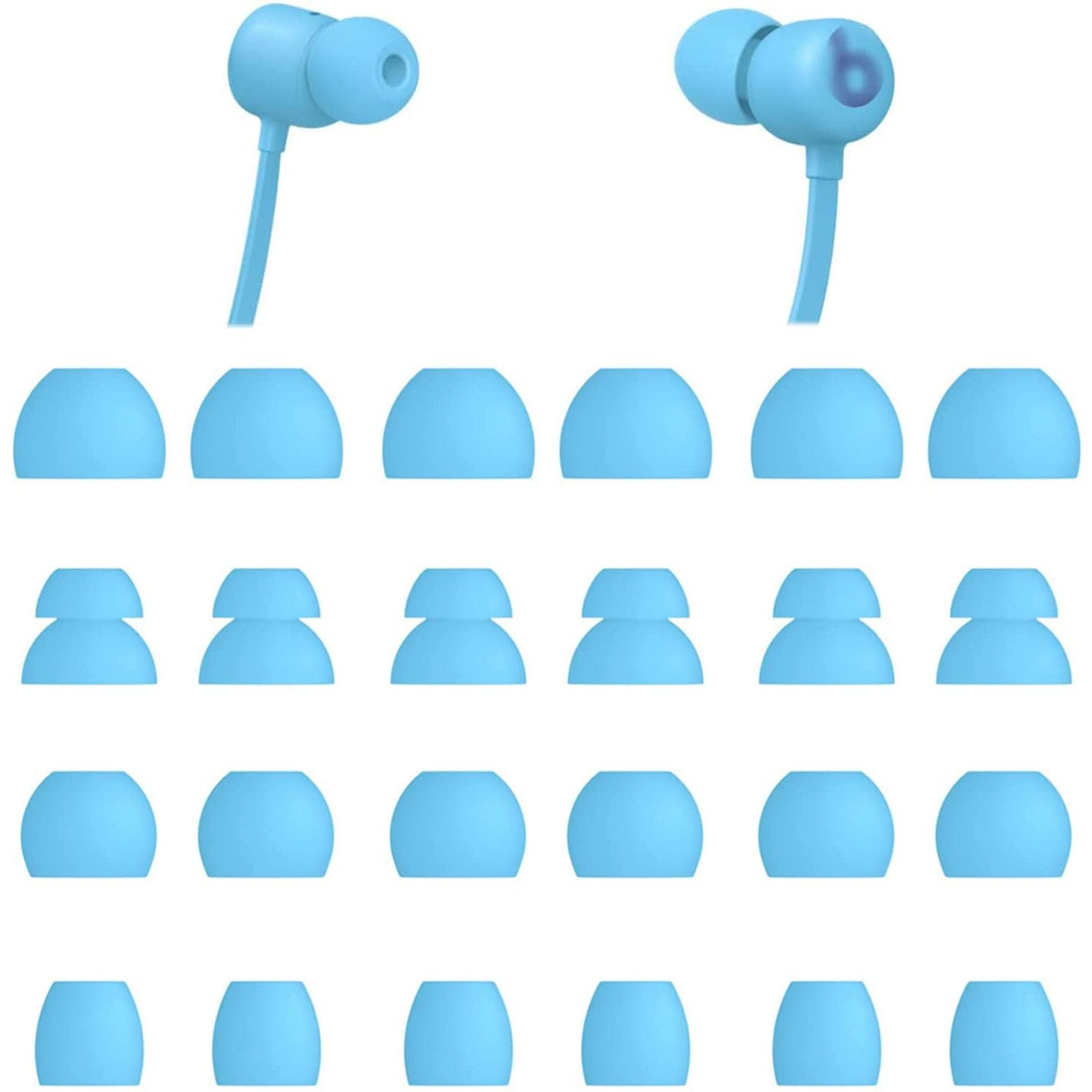 ComfortFit Silicone Ear Tips for Beats Flex - 12 Pairs in Flame Blue ...