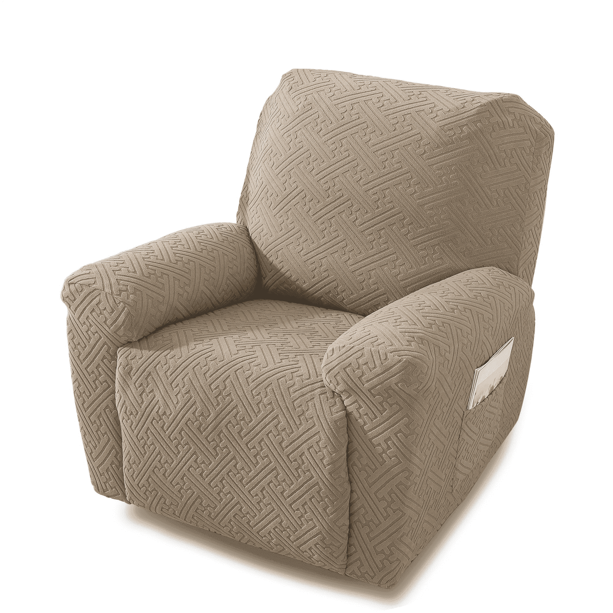 Northern Brothers Jacquard Stretch Recliner Slipcover – Pet-Friendly ...