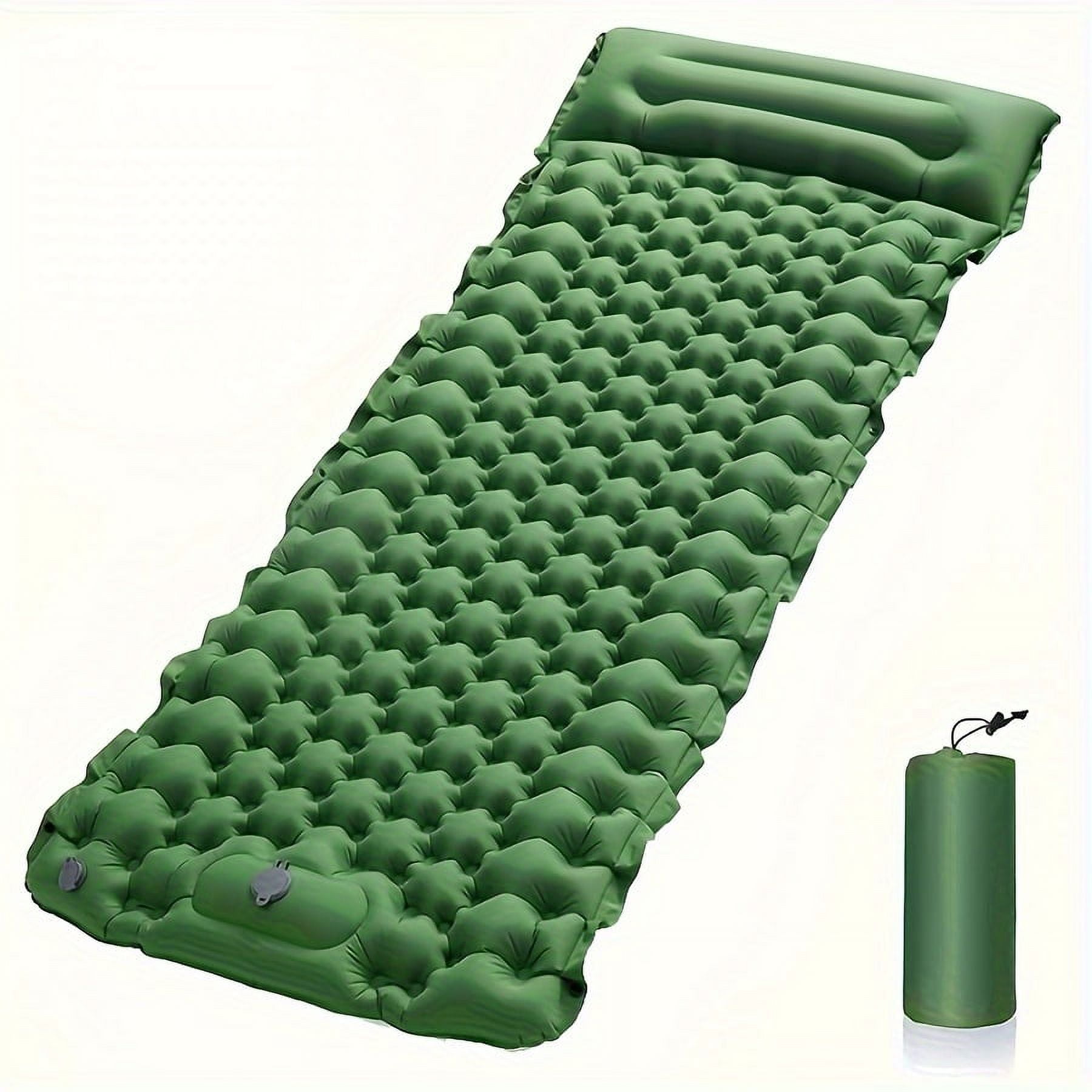 ComfortMax Ultralight Camping Air Mattress with Integrated Pillow ...