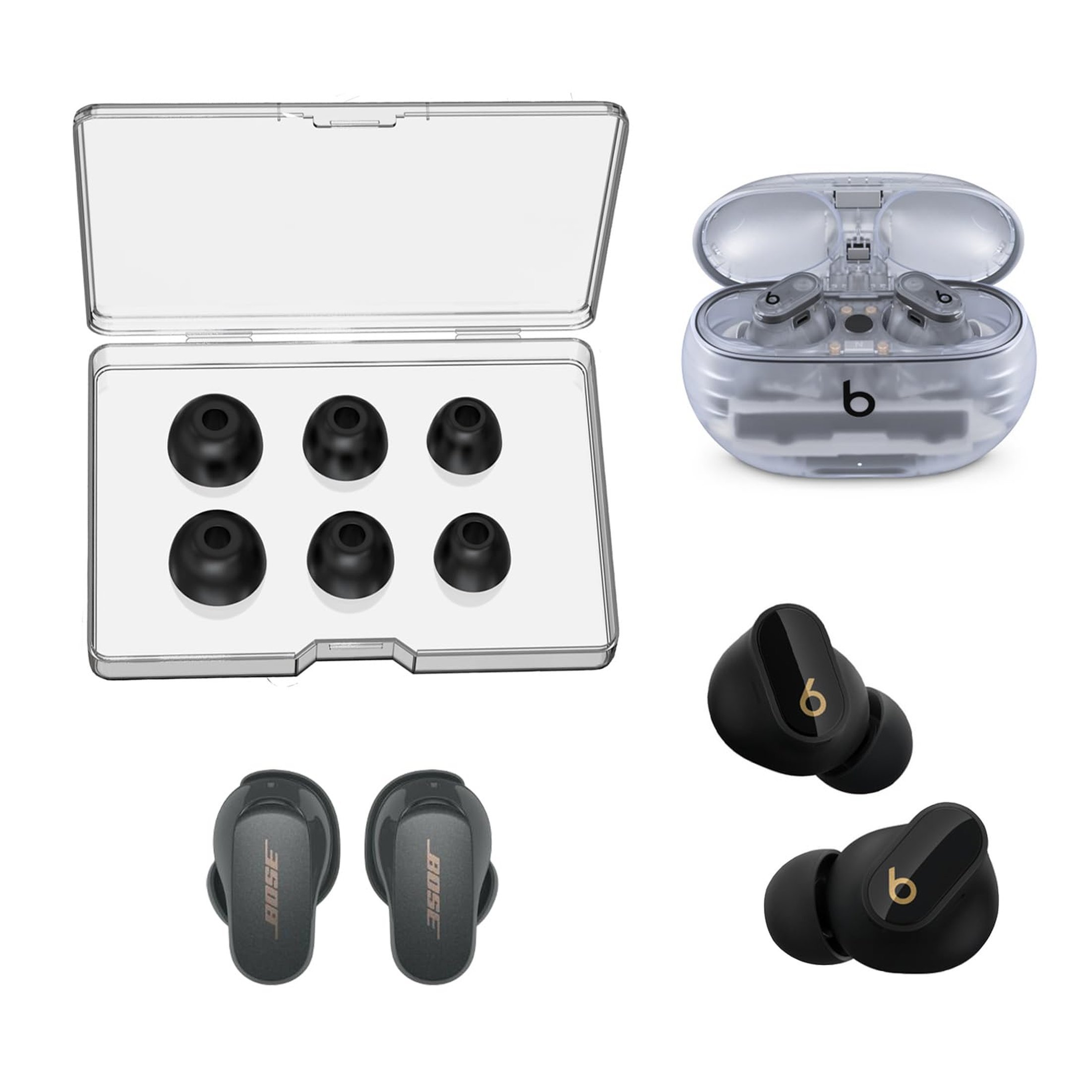 ComfortSeal Memory Foam Ear Tips for Beats and QuietComfort Earbuds ...