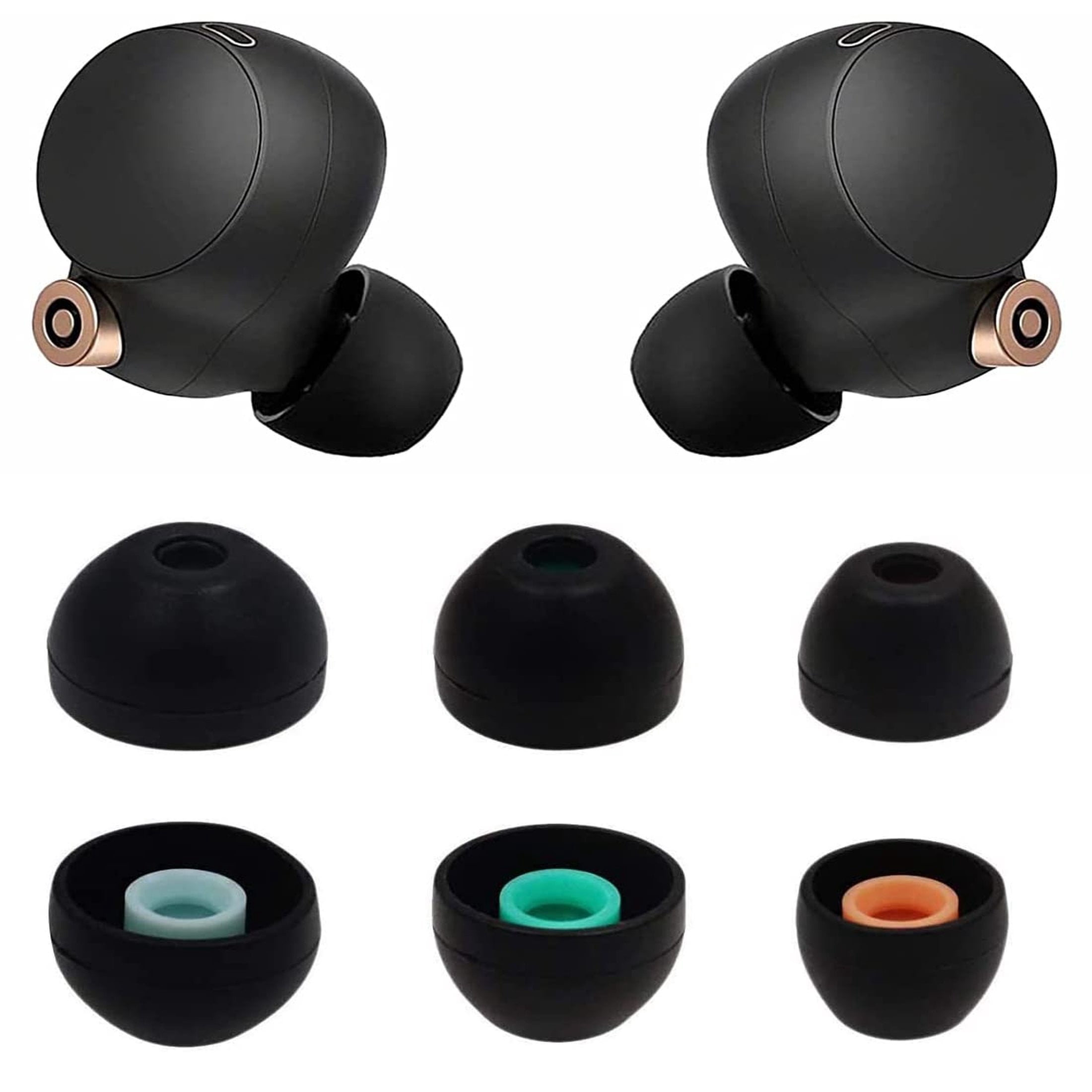 ComfortSeal Silicone Ear Tips for Sony WF-1000XM4 and WF-C500, 3 Sizes ...