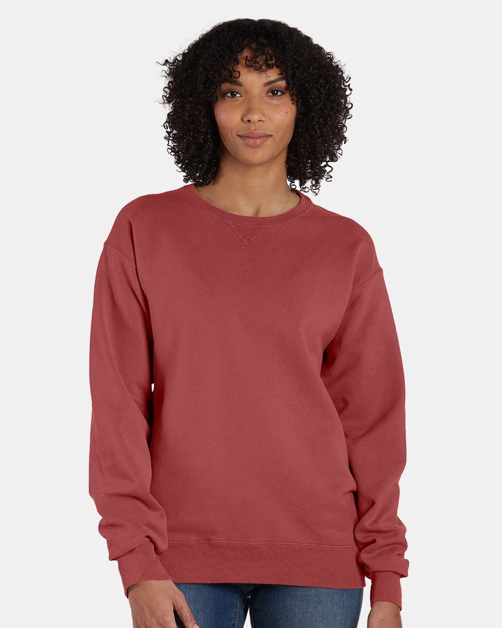 ComfortWash by Hanes Garment Dyed Unisex Crewneck Sweatshirt - Walmart.com