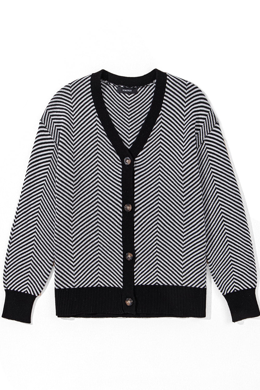 Comfortable 100% Cotton Daily Cardigan with Button Closure and ...