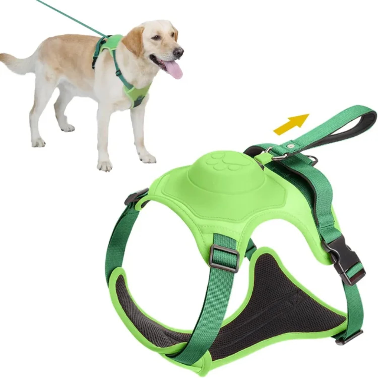 Comfortable and Adjustable All-In-One Automatic Dog Harness with Anti ...