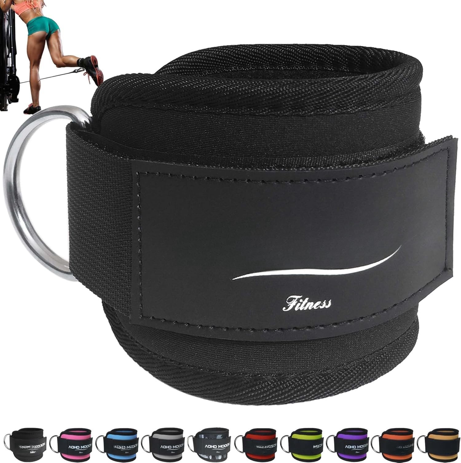 Comfortable Adjustable Ankle Straps for Machines Women, Gym Workout ...