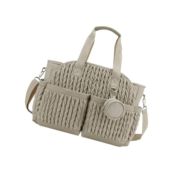 Comfortable Adjustable Shoulder Strap Baby Bag Quilted Insulated ...