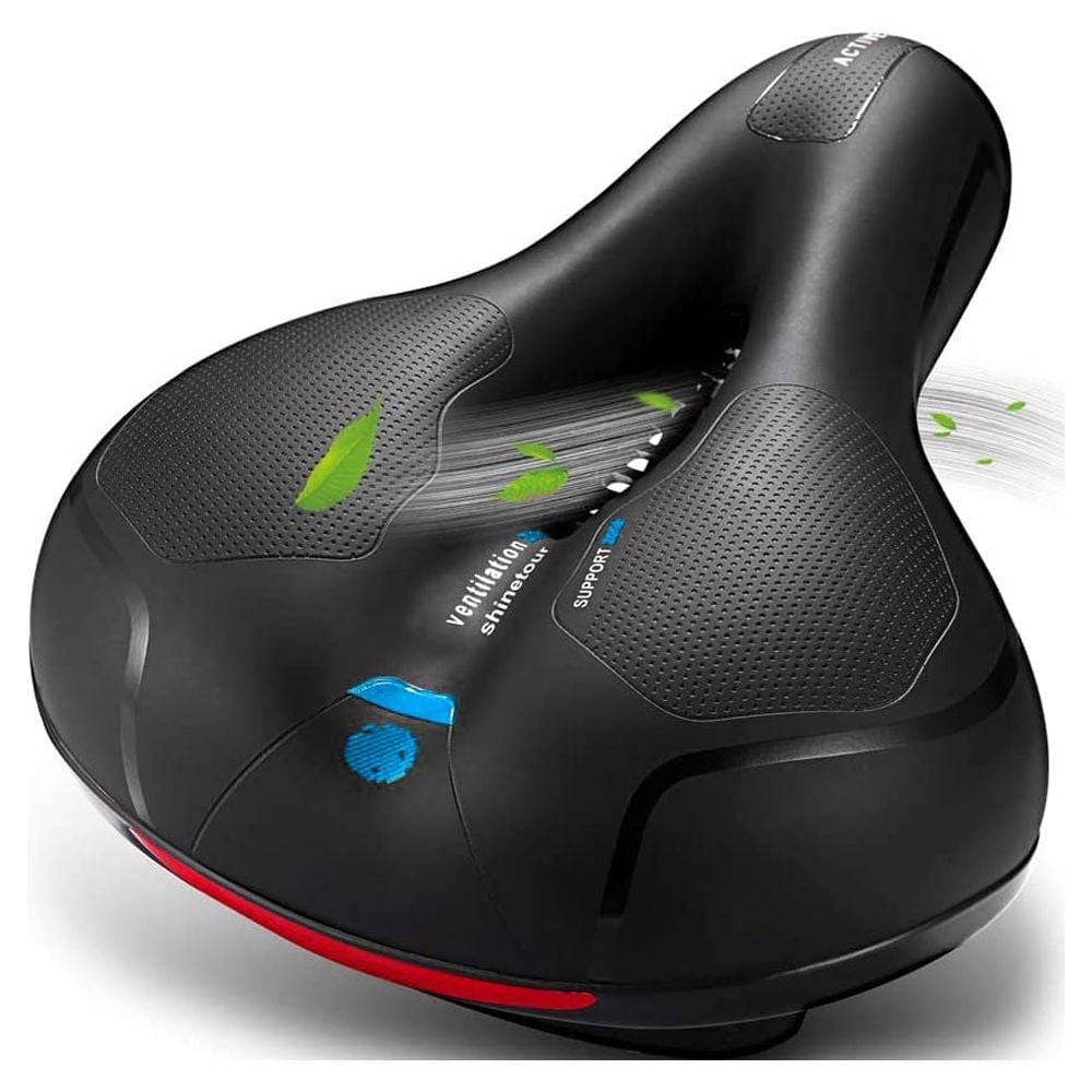 Co Win Comfortable Bike Seat, Dual Shock Absorbing Balls, Memory Foam ...