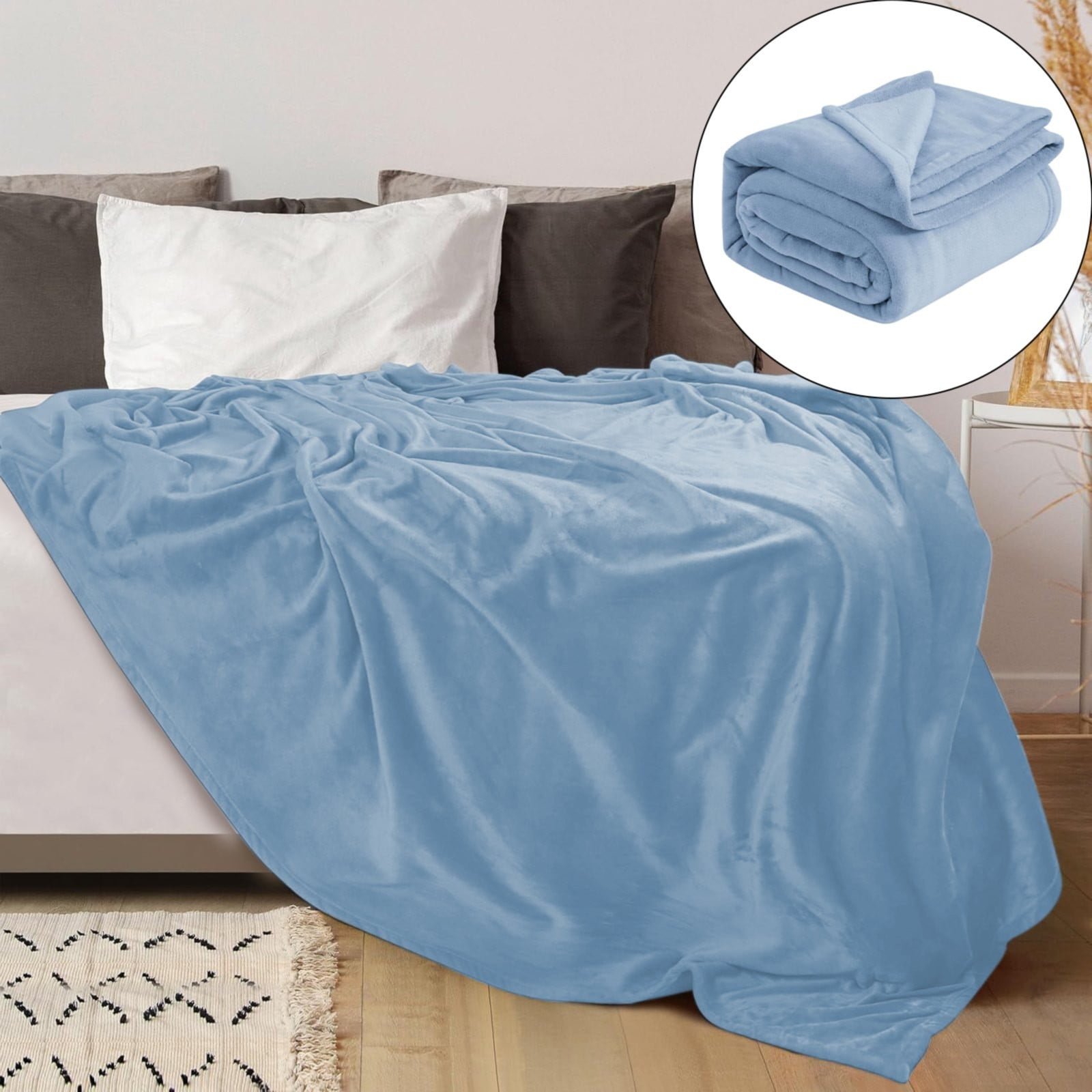 and Comfortable Blanket Lightweight Plush Flannel Blanket Warm Plush ...