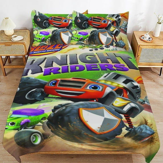Comfortable Blaze And The Monster Machines Bedding 3 Pieces Set With ...