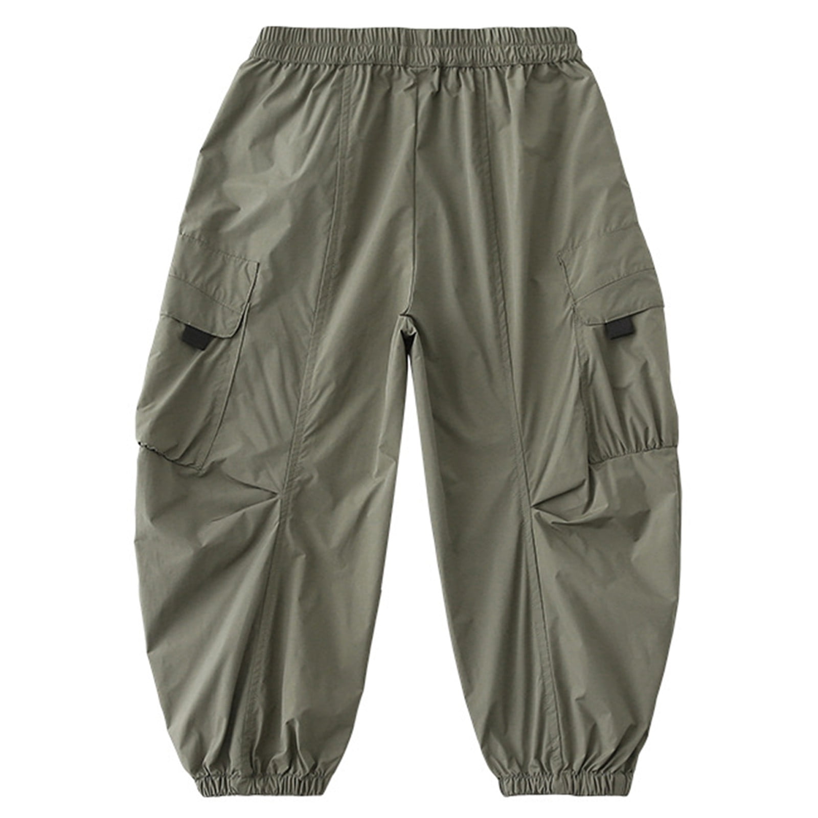 Comfortable Boys Casual Cargo Jogger Pants, Korean Style Athletic Wear ...