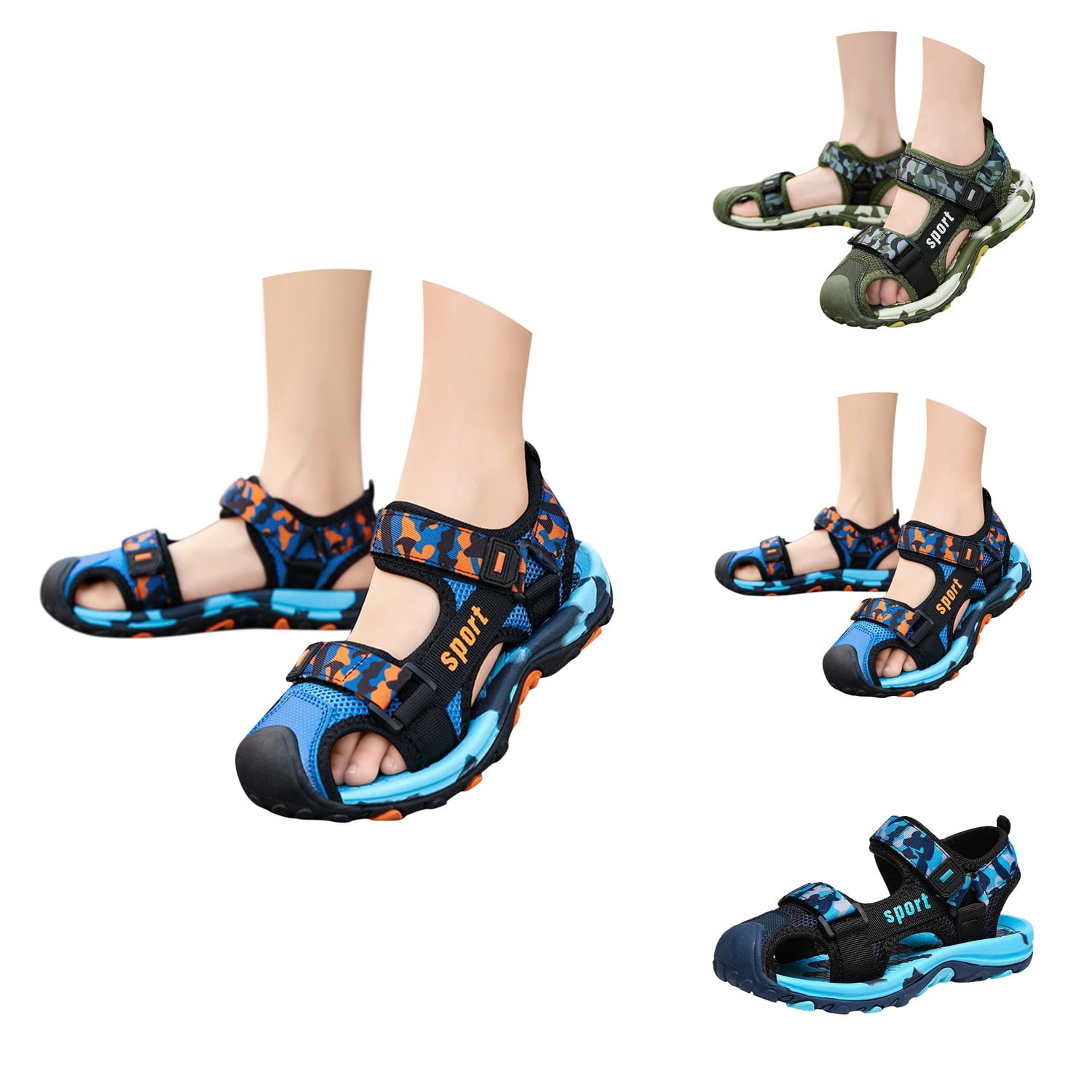Comfortable Boys' Sandals for Outdoor Adventures, Kids Hiking Summer ...