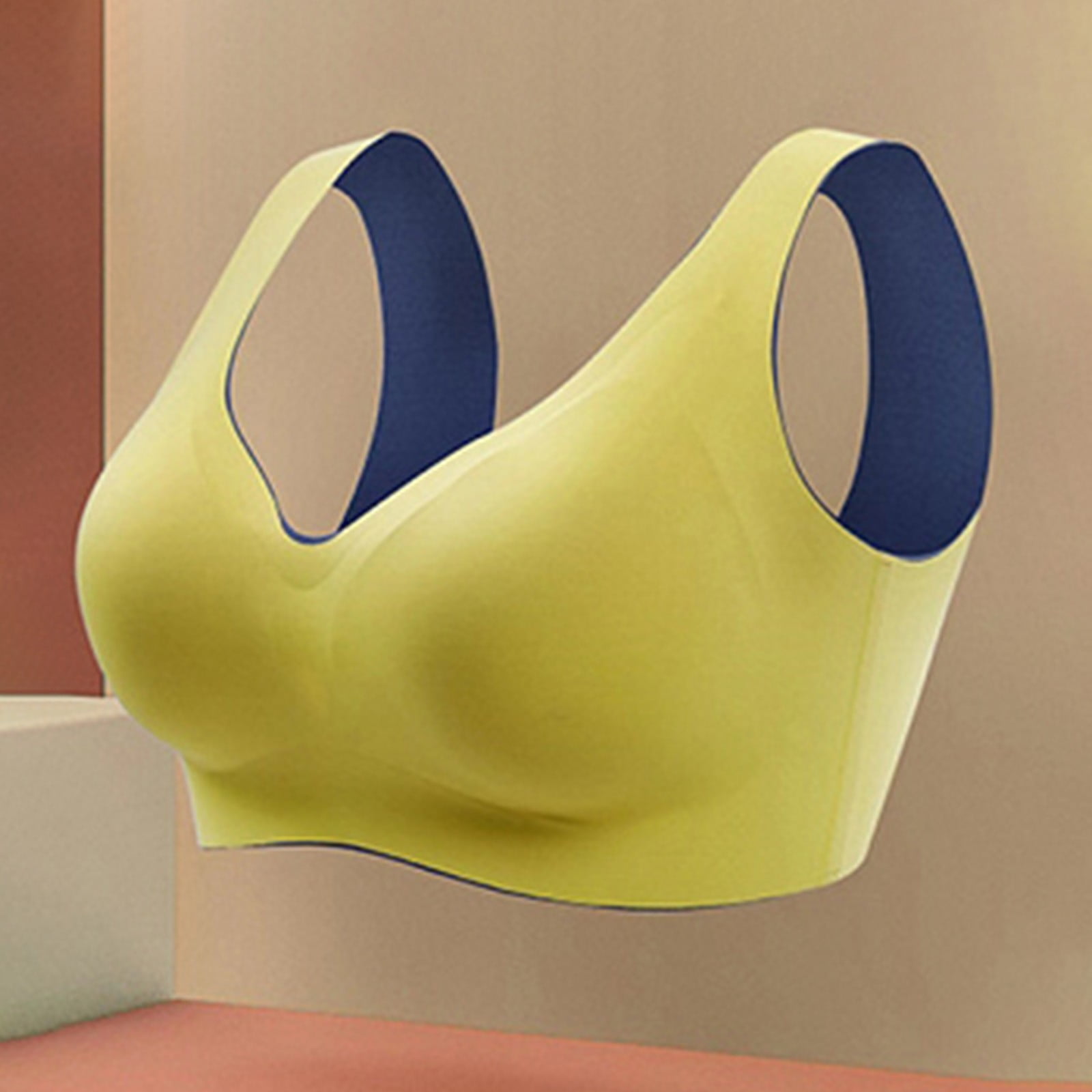 Comfortable Bras for Women Seamless Jelly Bras No Underwire Push Up Bra ...