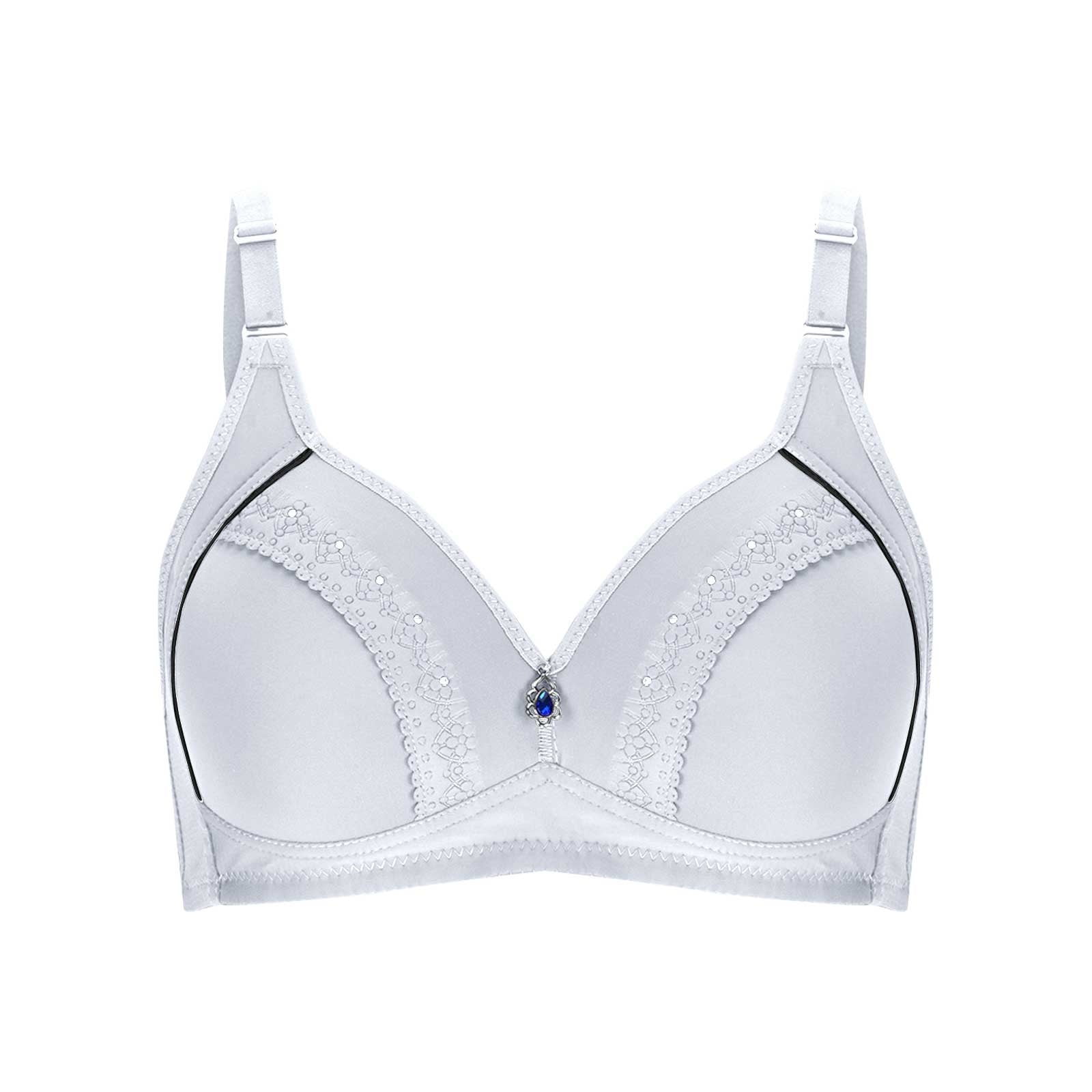 Comfortable Bras for Women,,Women'S Embroidered Glossy Comfortable ...