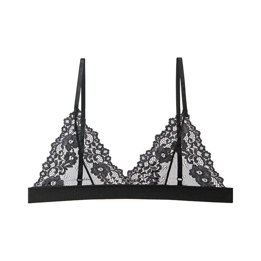 Comfortable Breathable Solid Color Woman Lace Underwear Sexy Bra Thin ...
