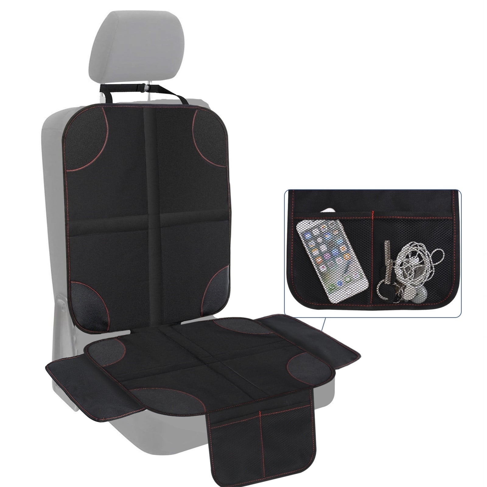 Comfortable Car Seat Cushion, Breathable Mesh Back Support, Memory Foam ...