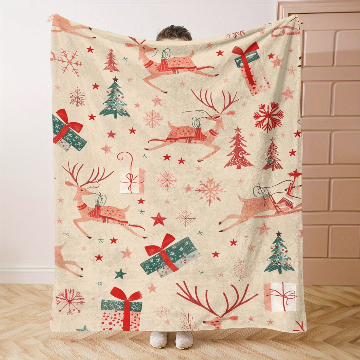 Comfortable Christmas Flannel Blanket - Soft and Lightweight All-Season ...