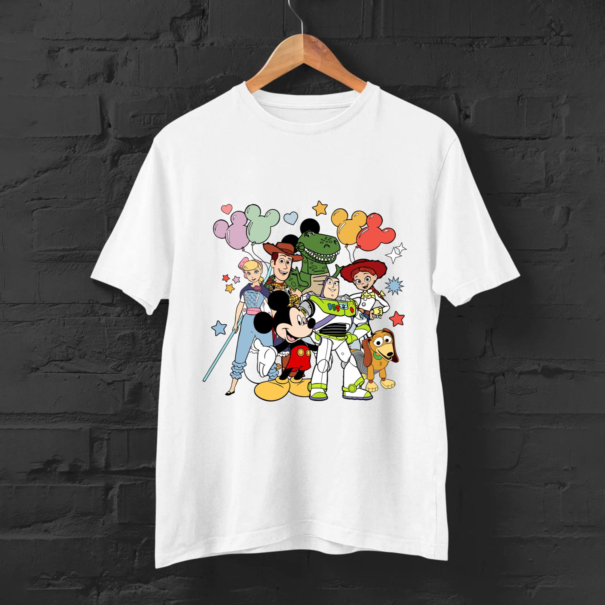 Comfortable Colored Shirt with Animated Movie Friends Theme, Friendship ...