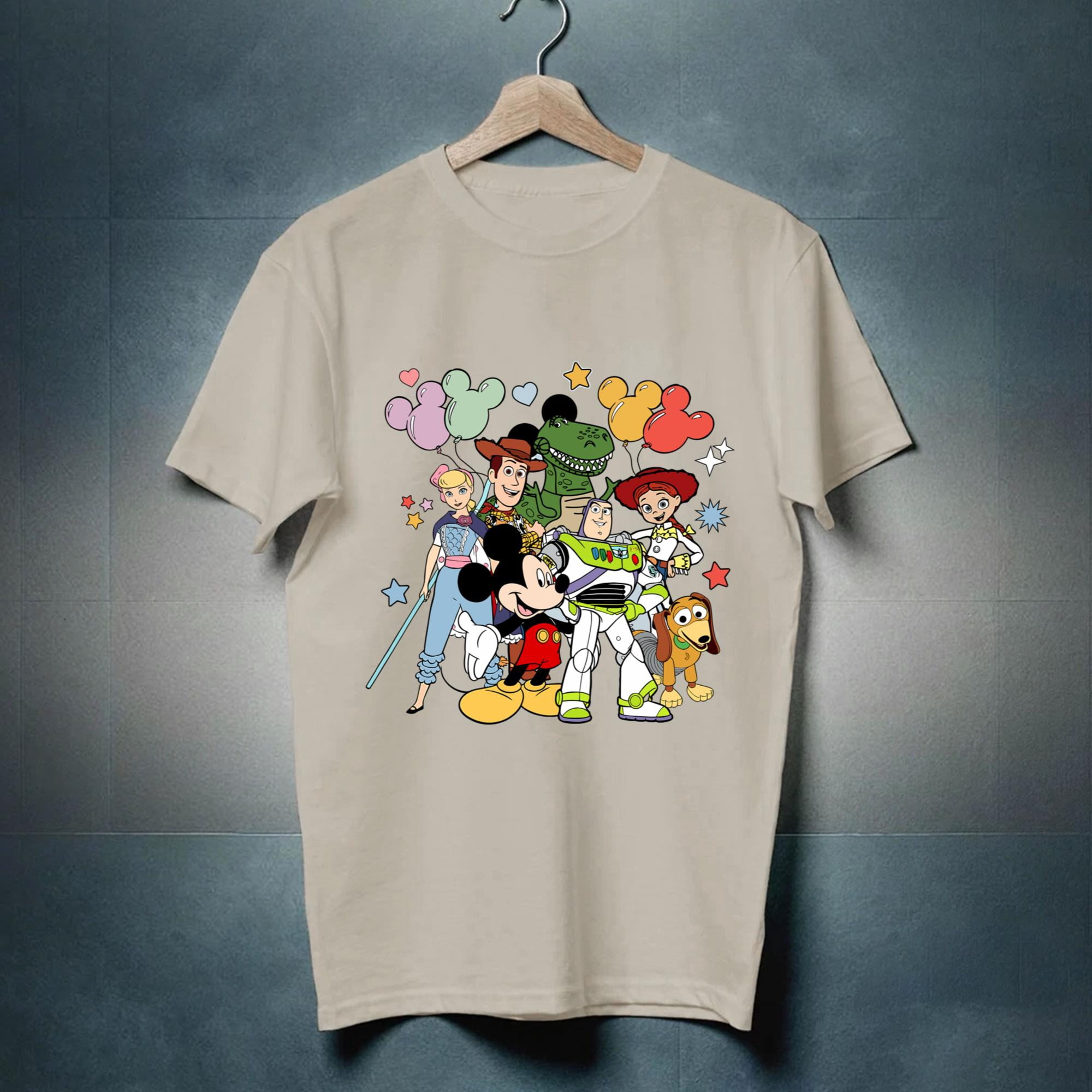 Comfortable Colored Shirt with Animated Movie Friends Theme, Friendship ...