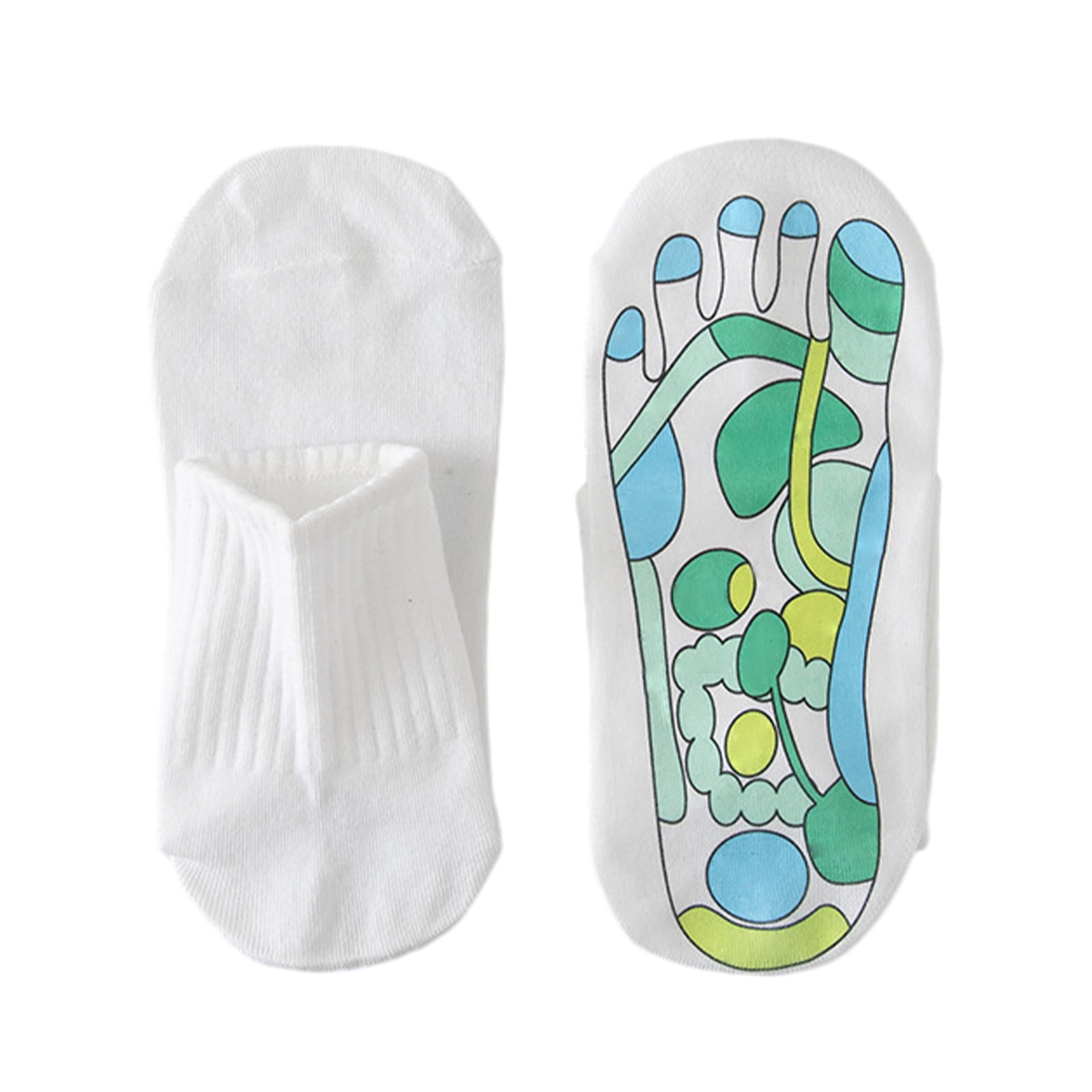 Comfortable Compression Socks for Women Acupuncture Point Illustrated ...