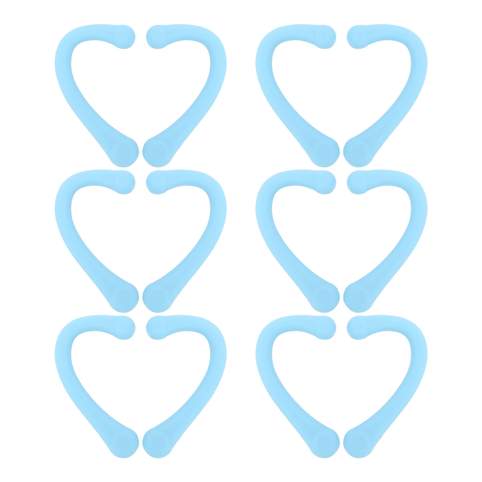 Comfortable Earloop Protectors for Daily Mask Use, 6 Pair Set Blue ...