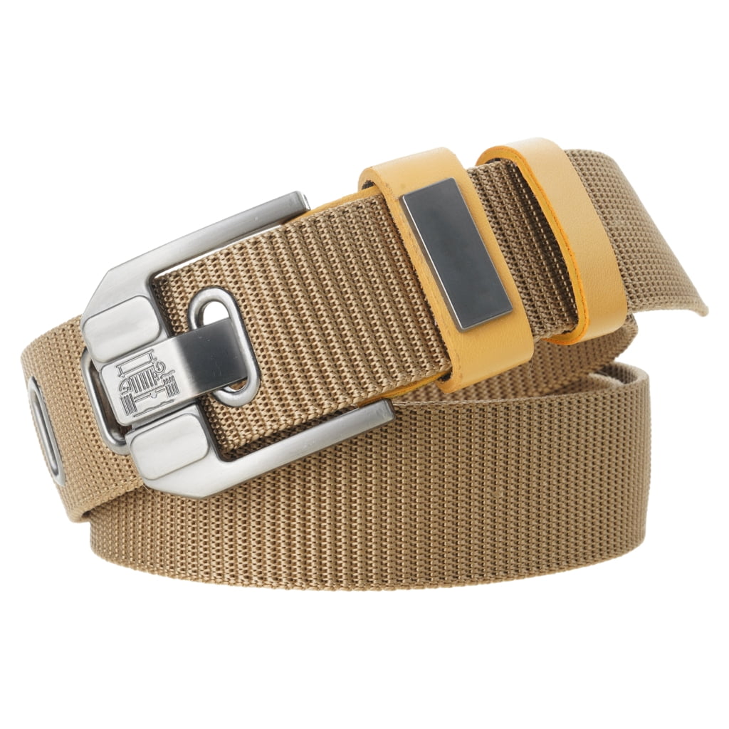 Comfortable Elastic Men's Canvas Waist Belt Pin Clasp Accent for Daily ...